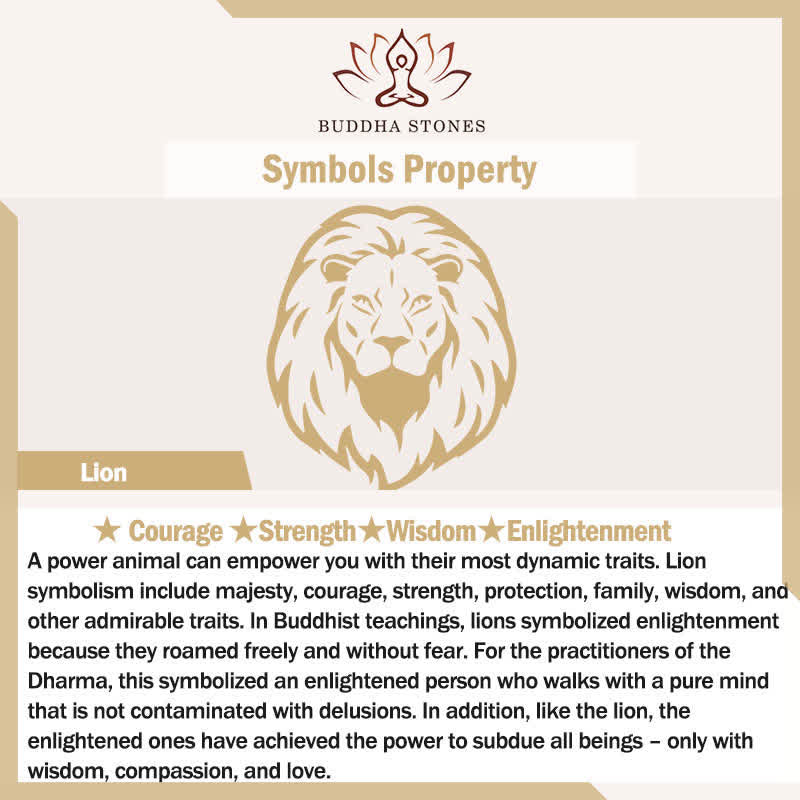 Buddha Stones Handmade Liuli Crystal Lion Art Piece Strength Home Offi ...