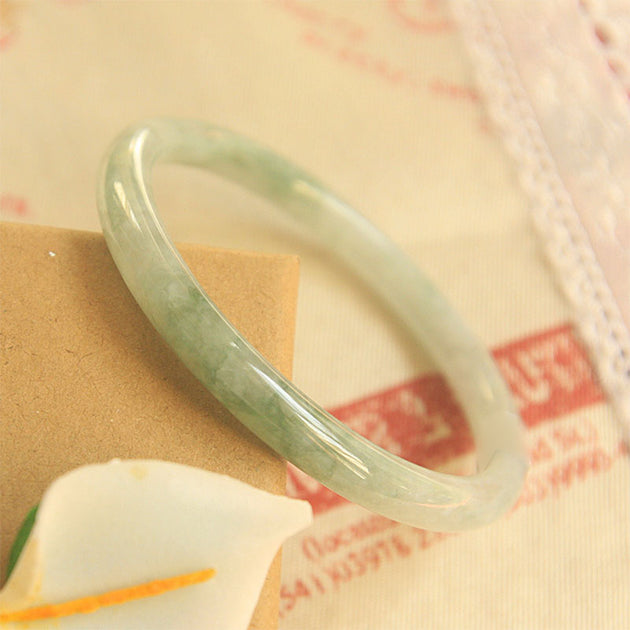 Buddha Stones Natural Jade Peace Healing Bangle Bracelet – buddhastoneshop