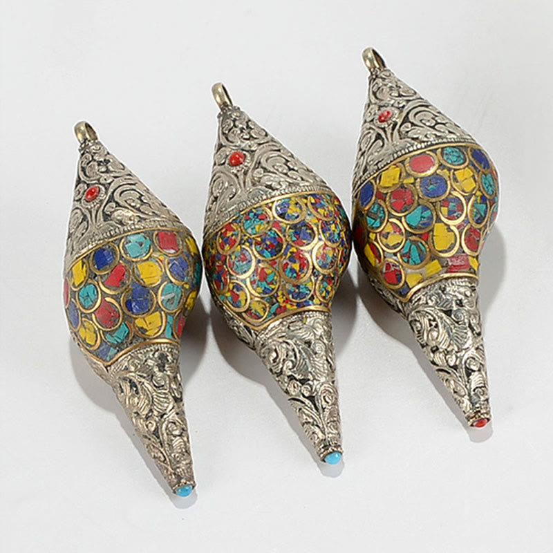 TIBETAN CONCH SHELL-Buddha Stones – buddhastoneshop