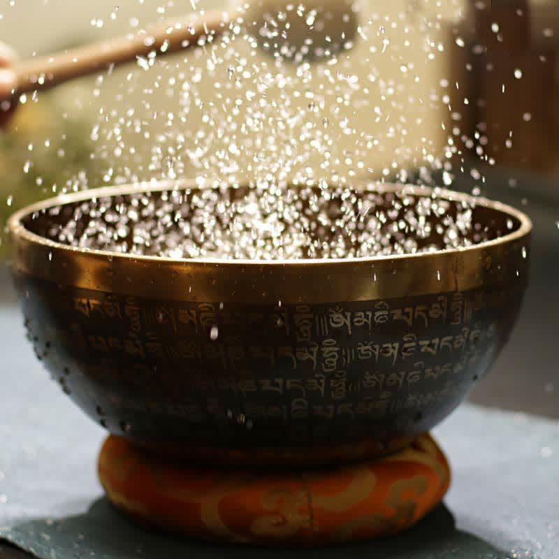 Buddha Stones Sutra Singing Bowl Handcrafted for Healing and Meditatio ...