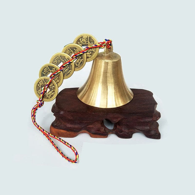 Feng Shui Bell Wealth Success Luck Decoration – buddhastoneshop