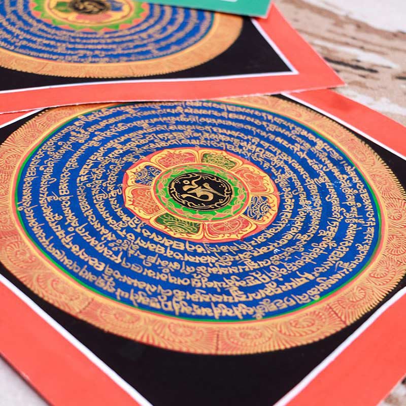 Buddha Stones Tibetan Handmade Thangka Painting Blessing Thangka Blind ...