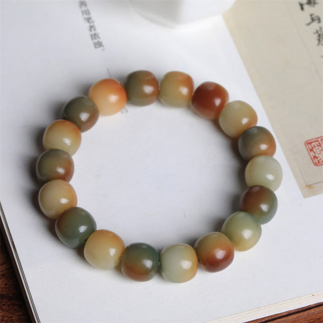 Buddha Stones Colorful Bodhi Seed Peace Wisdom Bracelet – buddhastoneshop