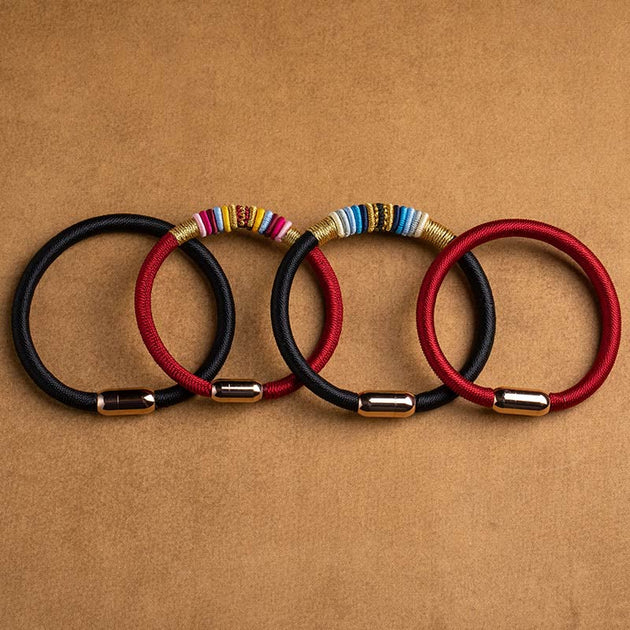 Buddha Stones Tibetan Handmade King Kong Knot Protection Magnetic Buck ...
